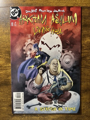 ARKHAM ASYLUM LIVING HELL 3 ERIC POWELL COVER DAN SLOTT STORY DC COMICS ...