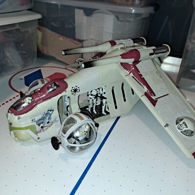 Star Wars Clone Wars Nexu Bomber Gunship Decal set of 2 Clear Back Peel ...