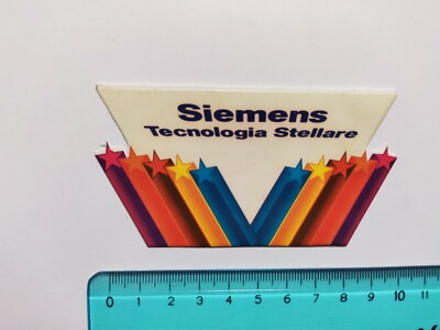 Adhesive Siemens Sticker Autocollant Aufkleber Vintage 80s Original | eBay