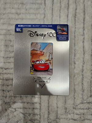 Cars Steelbook 4K UHD Blu Ray Digital Disney 100th Anniversary | eBay