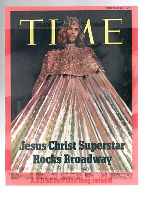 Jesus Christ Superstar Rocks 1971 Time Only the original cover to frame ...