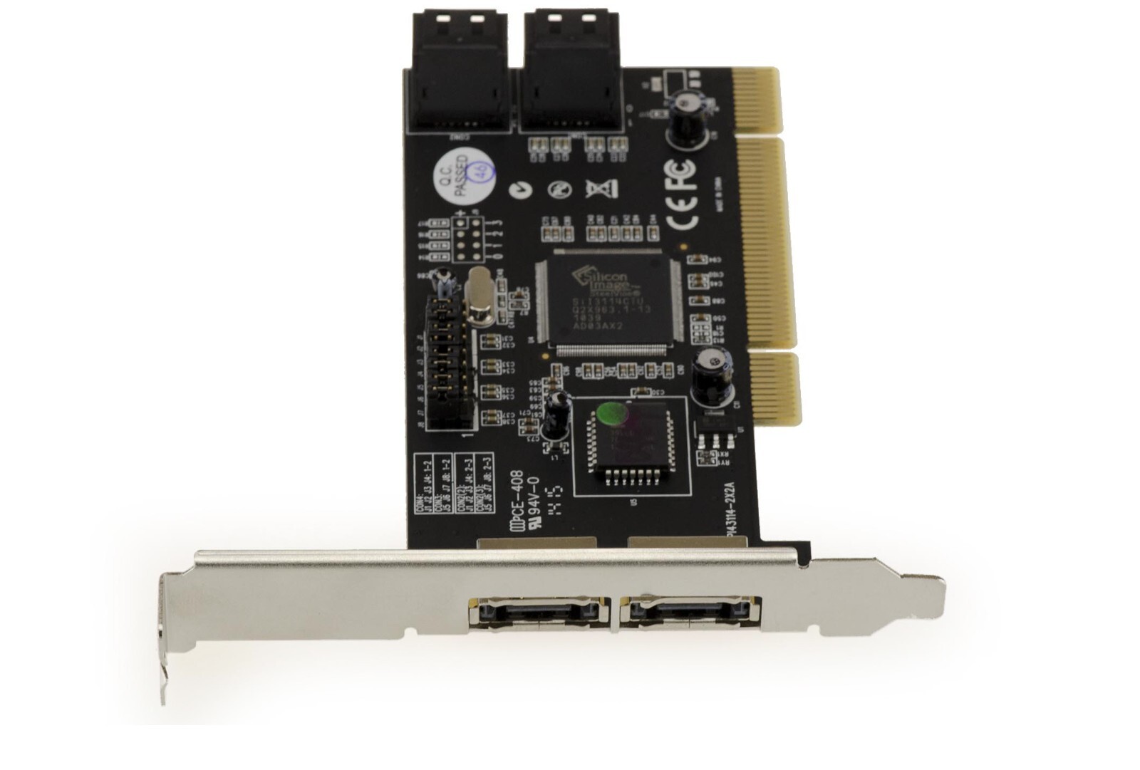 Controller Card PCI SATA Esata 4+2 Ports Raid 0 1 0+1 - High+Low ...