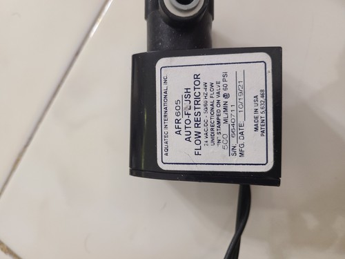 Aquatec Afr605 AFT Space Auto Flush Timer Valve 500 mL/MIN | eBay