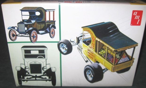 AMT 1929 Ford Model T Fruit Wagon Build 2 of 4 Ways 1:25 Scale Sealed ...