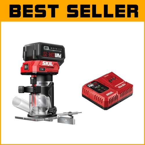 Powerful 20V Compact Router with 4.0Ah Battery - Precision Woodworking ...