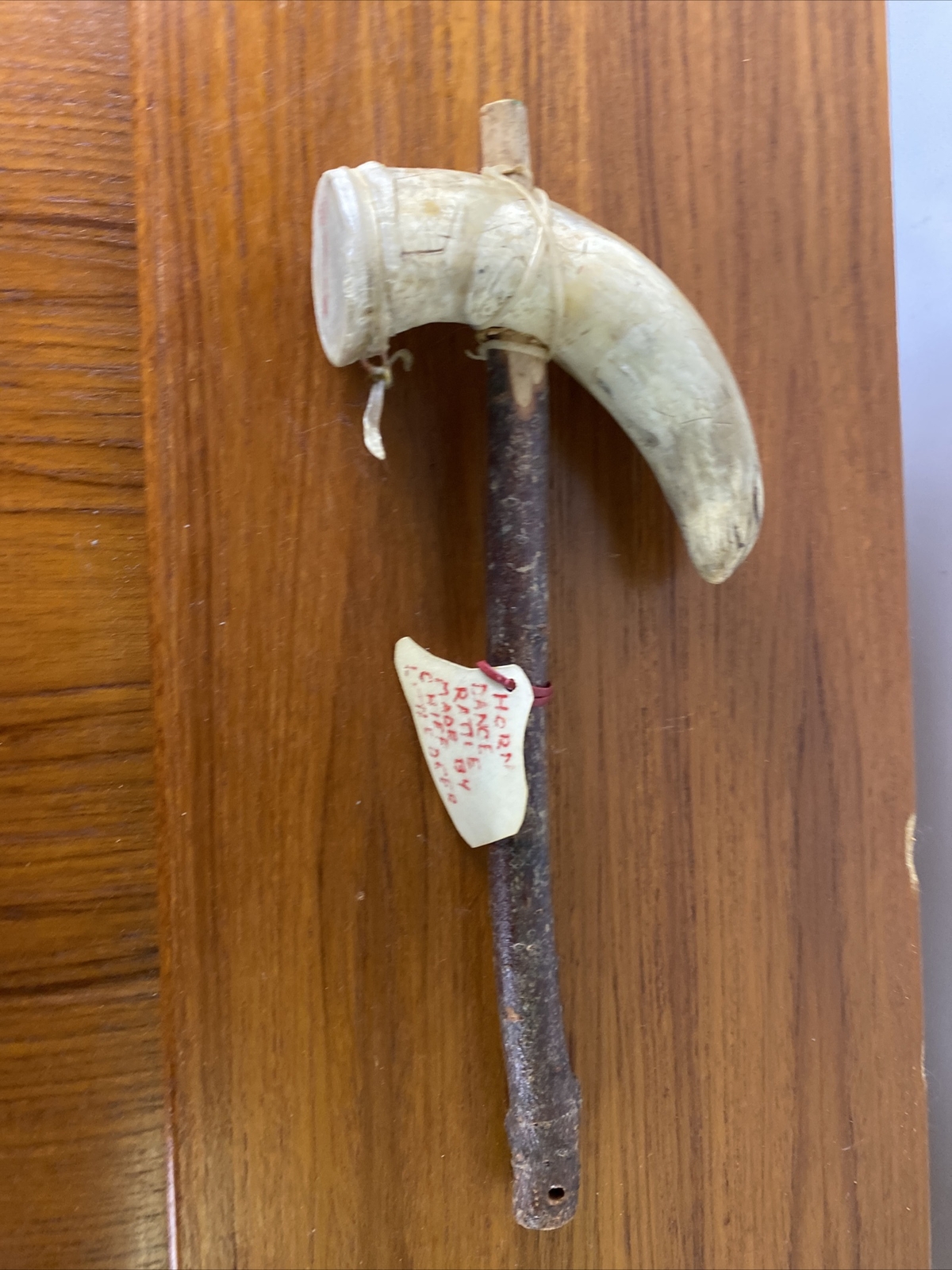 Old Handmade Bison Horn Rattle American Made By Chief Little Deer | eBay