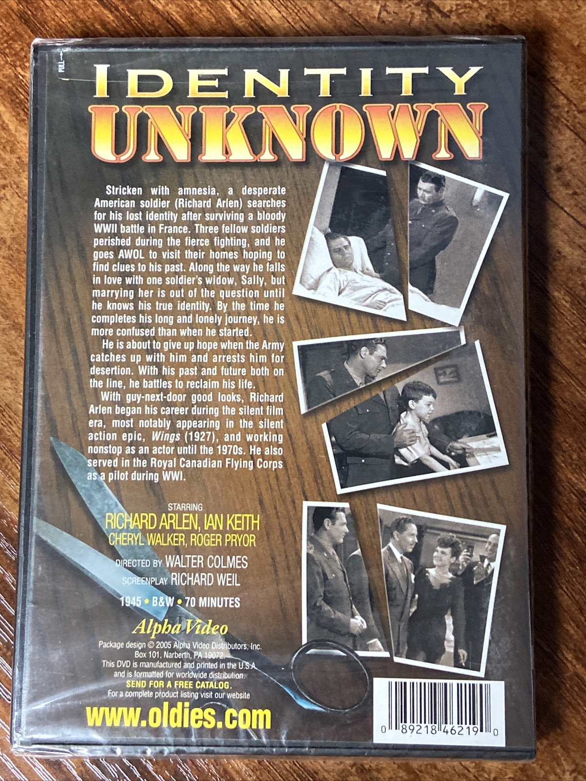 Identity Unknown (DVD, 1945) for sale online | eBay