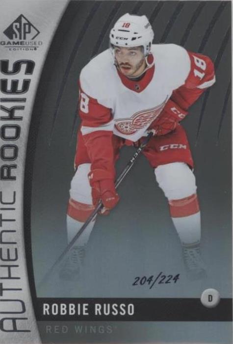 2017-18 SP Game Used - Authentic Rookies Robbie Russo #178 Rainbow /224 ...