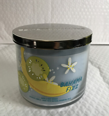 Bath & Body Works Bahama Fizz 3 Wick Candle | eBay