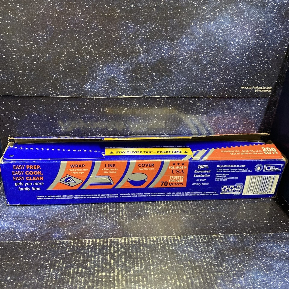 Reynolds Wrap Aluminum Foil 200 Square Feet - Damaged Box 10900000185| eBay