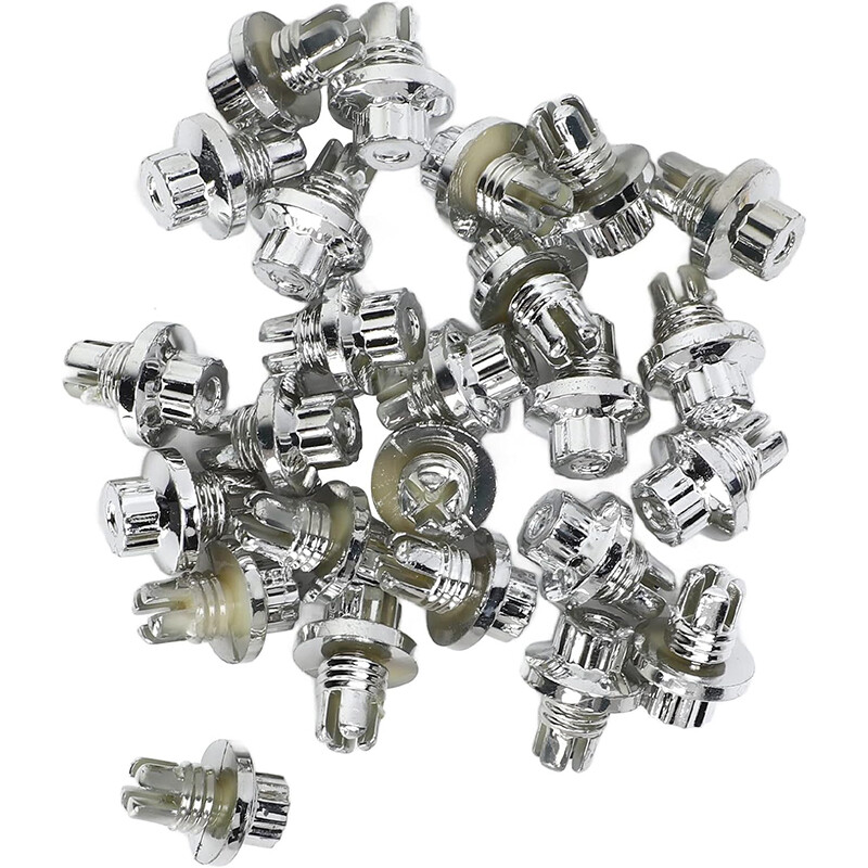 25Pcs Wheel Rivets Nuts Rim Lip Plastic Replacement Alloys BBS Rep ...