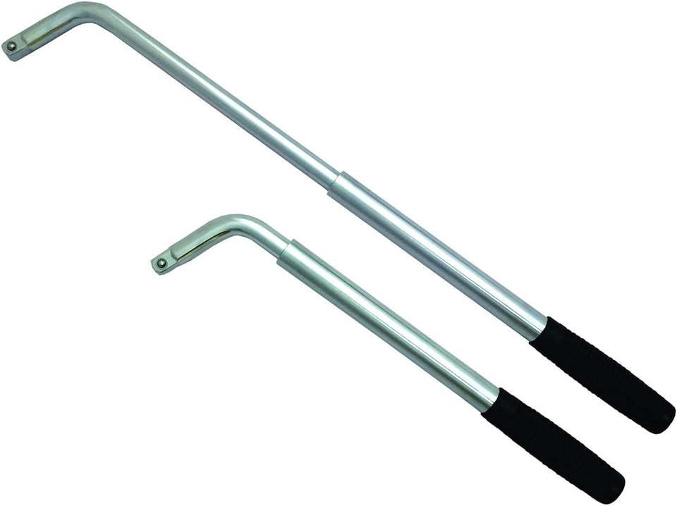 L Type Telescopic Wheel Brace Nut Wrench Sockets Tyre Spanner Set ...