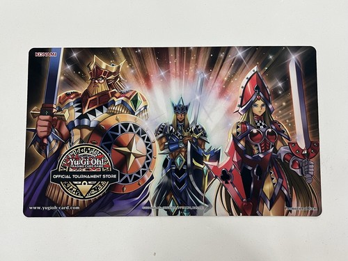 Yugioh Official Konami OTS Queens Knight Jacks Knight Playmat NEW | eBay
