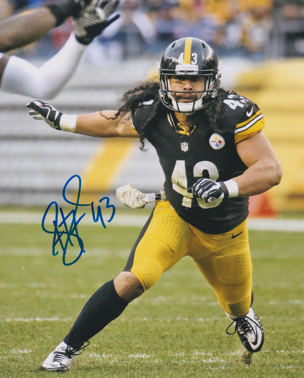 TROY POLAMALU SIGNED 8X10 PHOTO AUTOGRAPH PITTSBURGH STEELERS | eBay