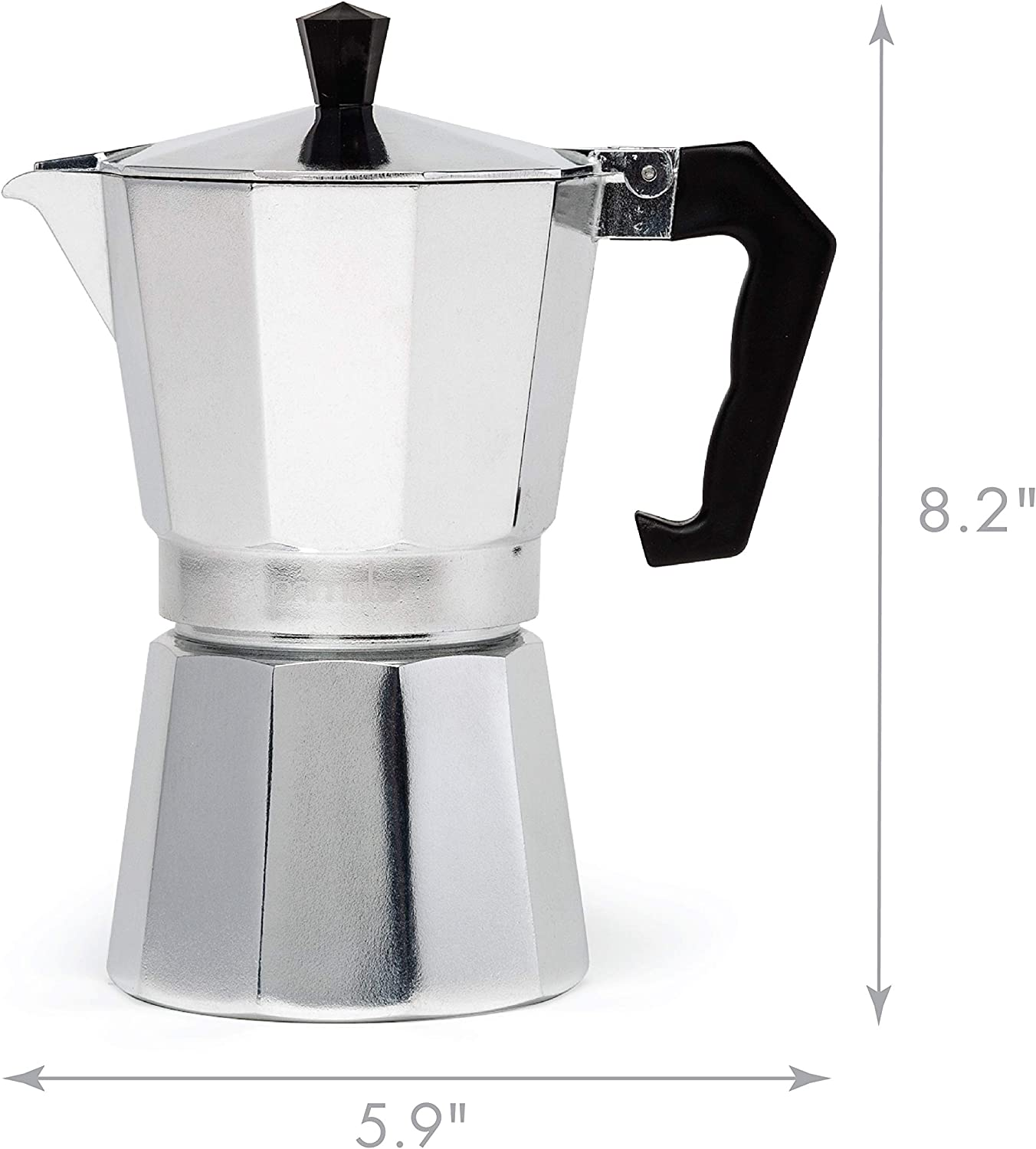 Vintage Classic Stovetop Espresso and Coffee Maker, Moka Pot for ...