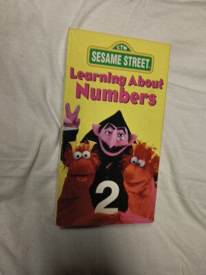 Sesame Street Learning About Numbers VHS 1986 Educational Cartoon Count ...
