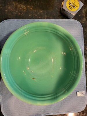 Rare Bauer Pottery G ring Ware Green Early 3 Rings Inside Mixing Bowl ...