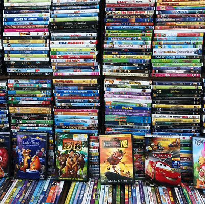 Kids Childrens DVD Lot Huge Pick Your Own Movies Combined Shipping ...