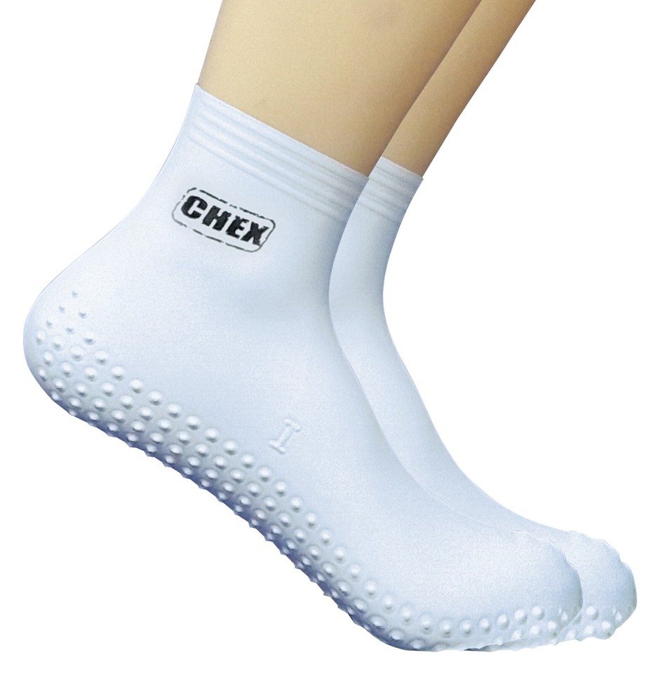 CHEX Swim Socks Anti Verruca 100% Latex Swimming Pool Foot Feet Guard ...