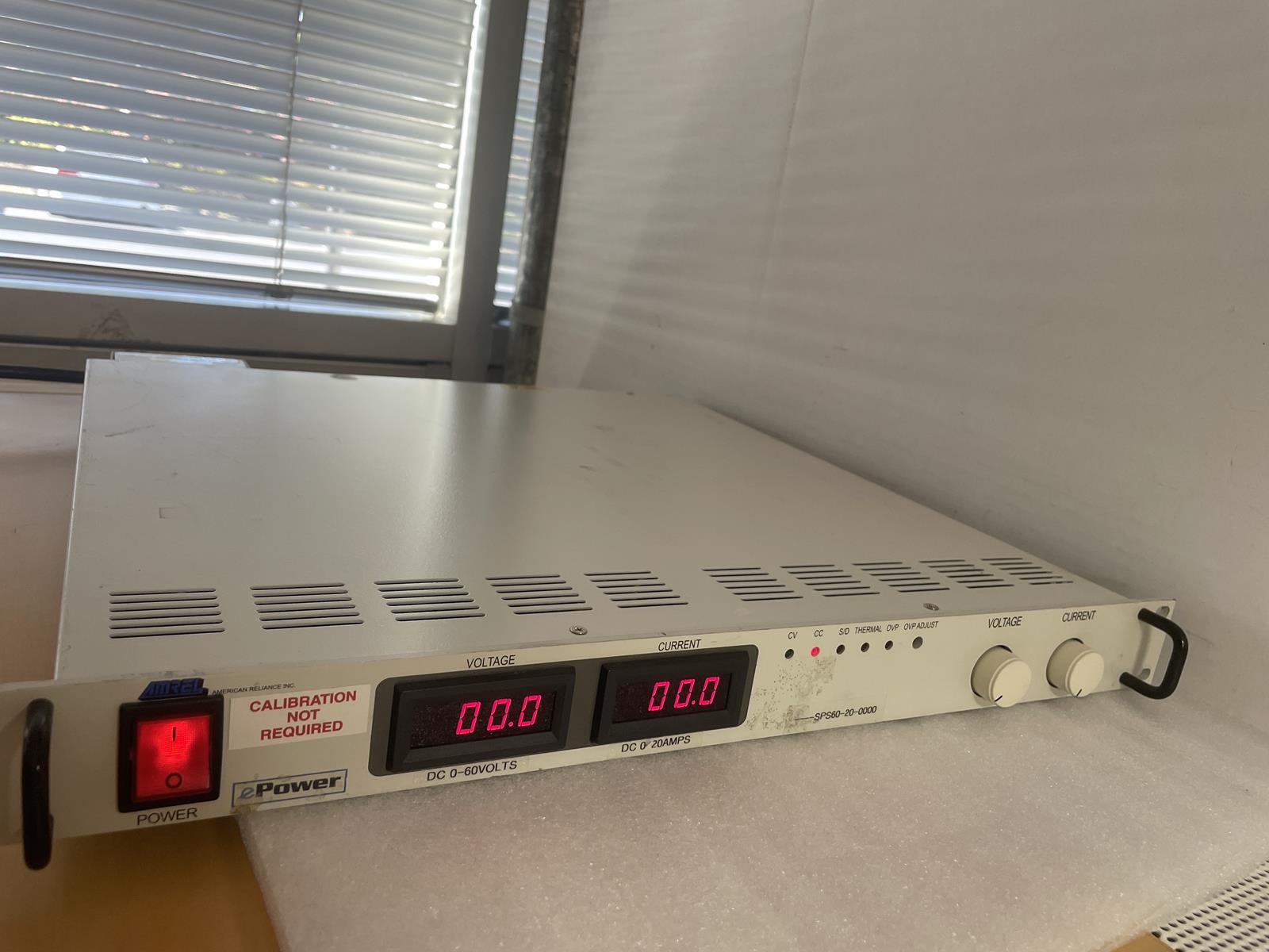 EPOWER SPS60-20-0000 AMREL POWER SUPPLY | eBay