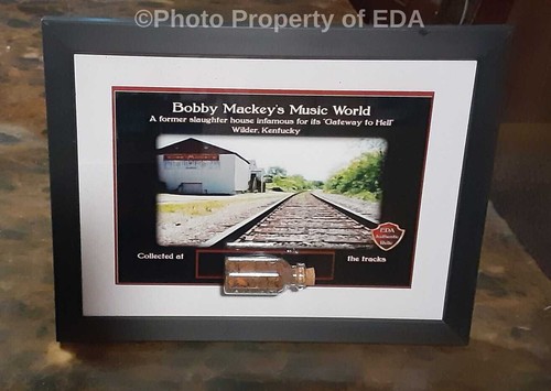 BOBBY MACKEYS MUSIC WORLD Relic Soil Sample w/COA Haunted Item Object ...