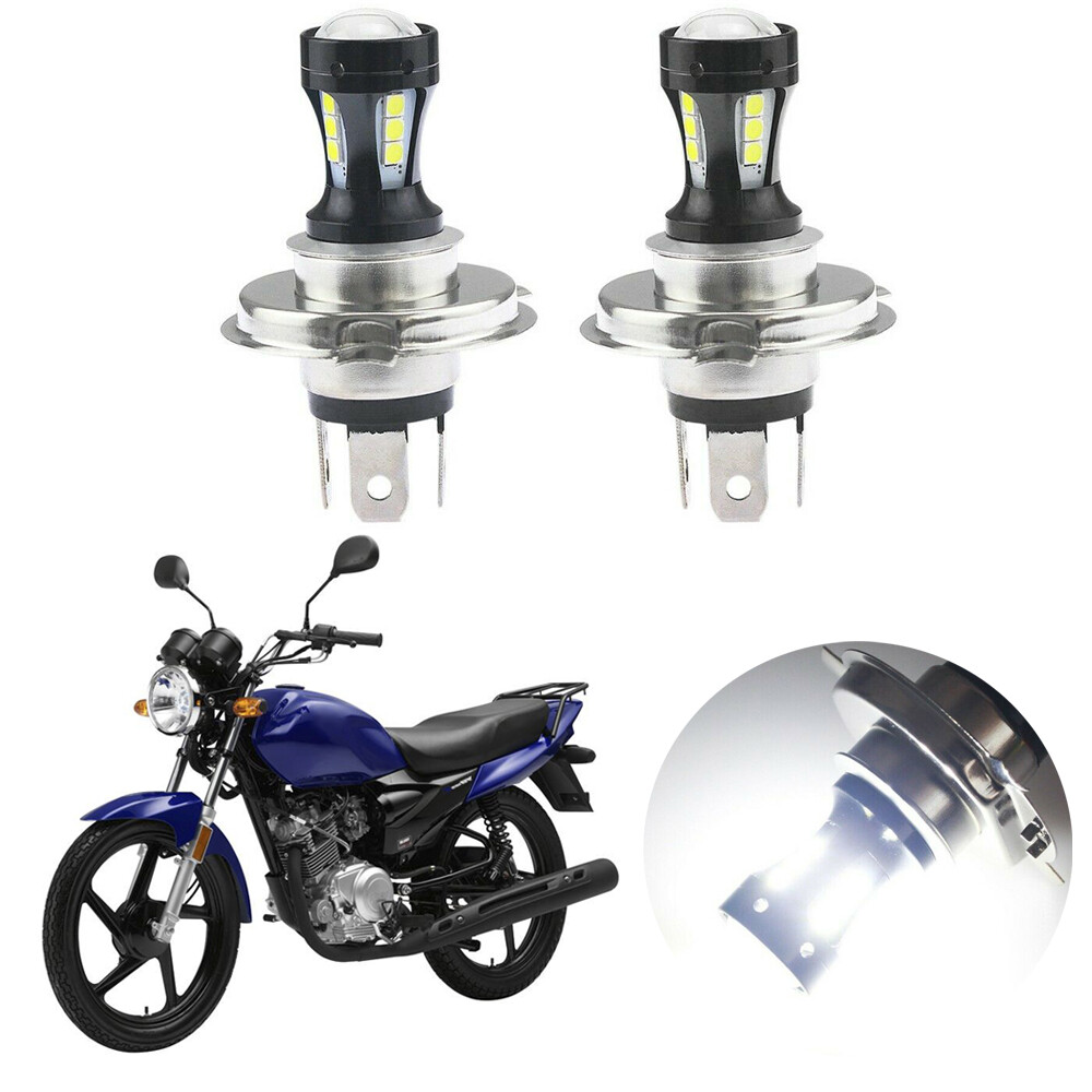 36W H4 LED Headlight Upgrade Kit White For Harley Softail Deuce FXSTD ...