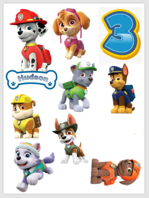 Edible Icing Image Paw Edible Cake Toppers Ireland | High Quality Easy