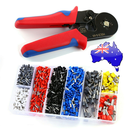 1200Pcs Crimp Tool W/ Bootlace Ferrule Crimper Plier Wire Terminal ...