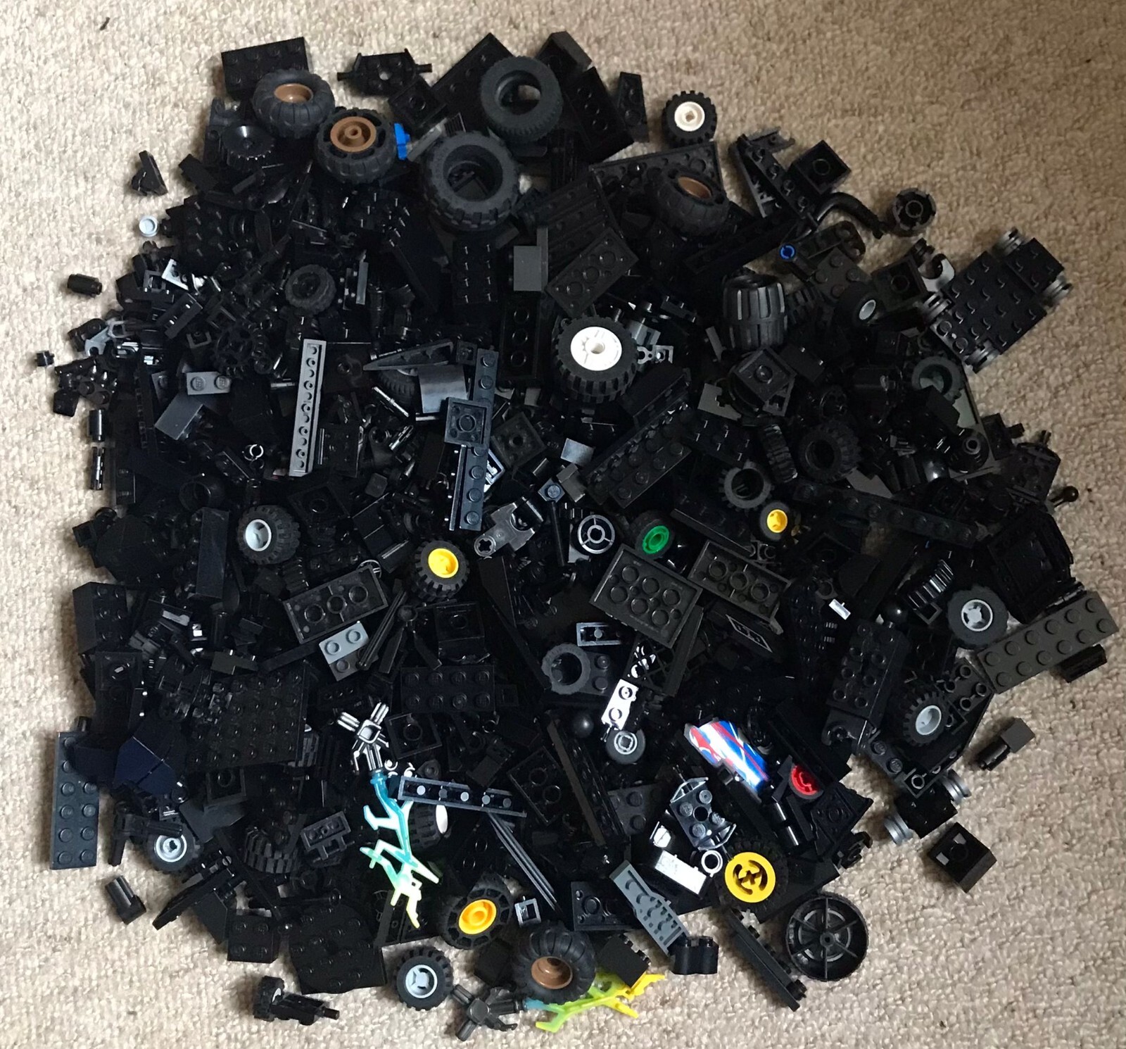Black Lego Parts Pack (800g) | eBay UK