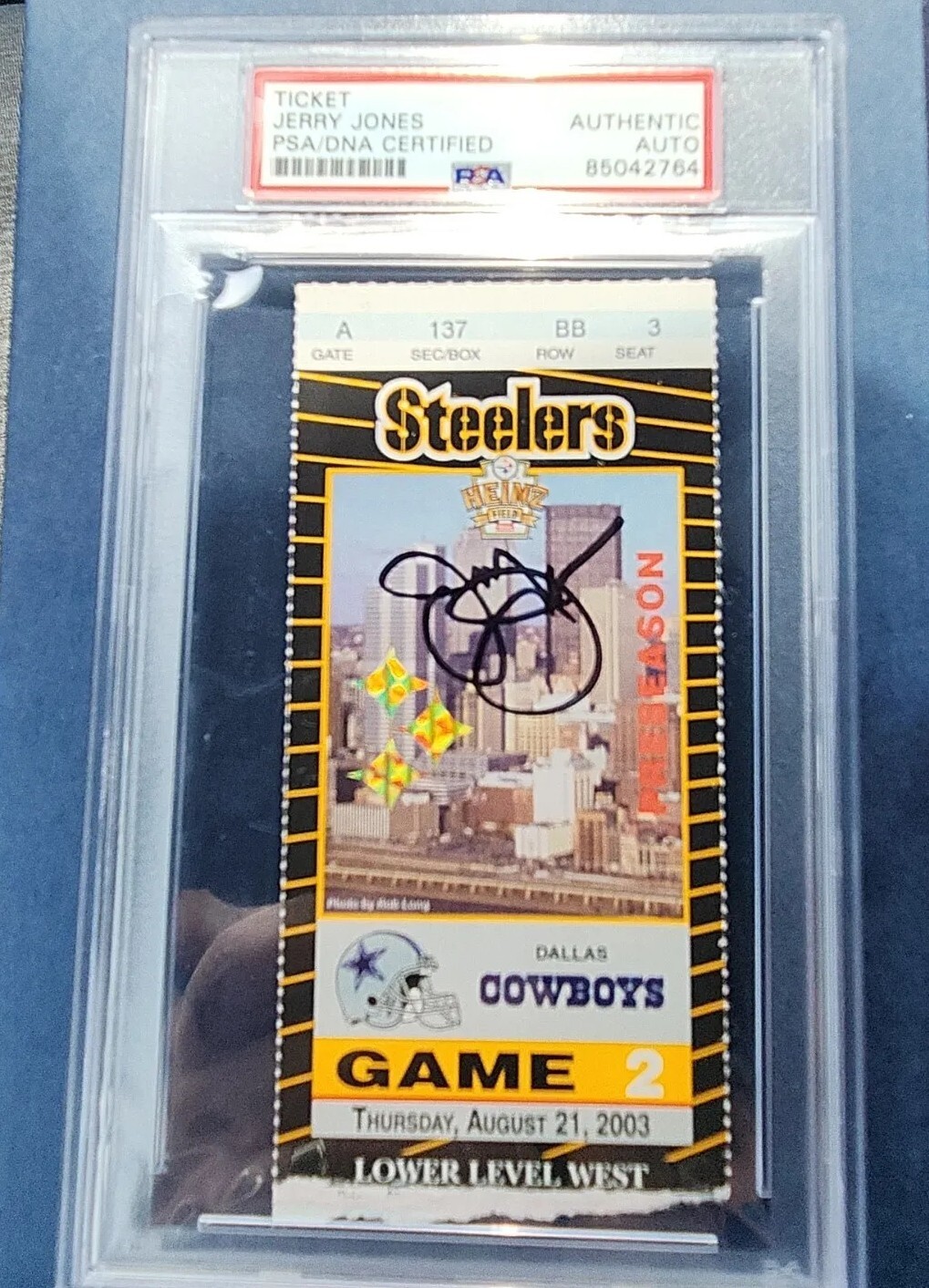 Jerry Jones Autographed Memorabilia | Signed Photo, Jersey ...