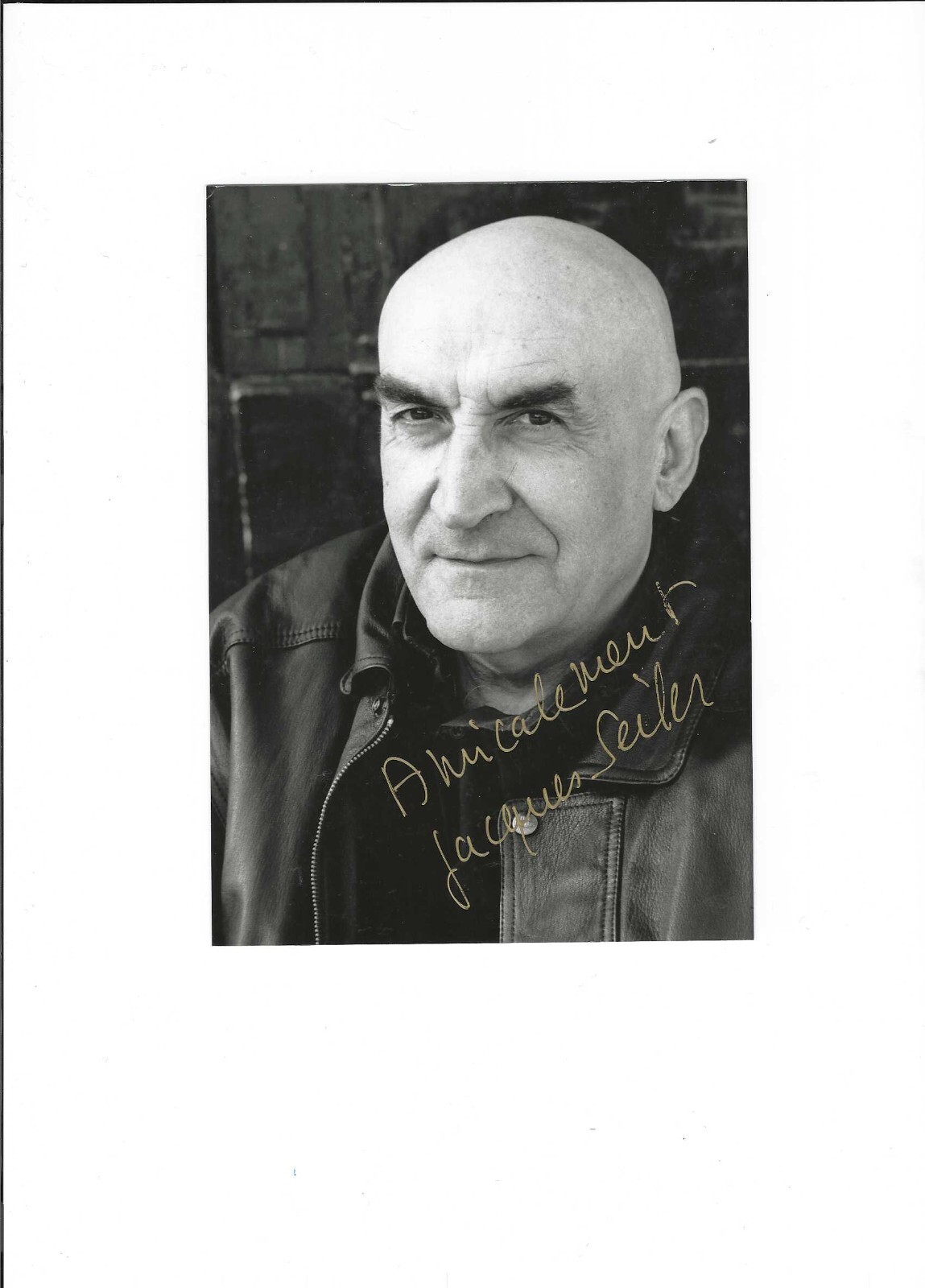 Autographe original de Jacques SEILER sur photo | eBay
