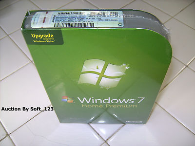 Microsoft Windows 7 Home Premium Upgrade 32 & 64 Bit DVDs MS WIN ...
