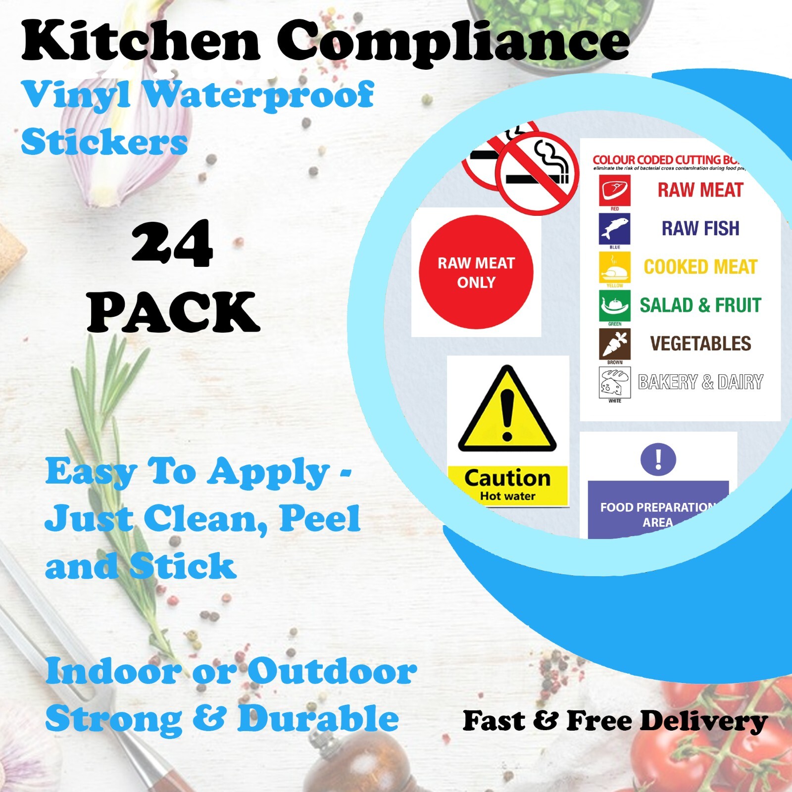 Catering Restaurant Kitchen - Food Preparation - Health & Safety ...