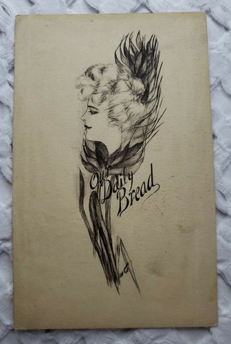 antique Postcard Our Daily Bread woman wheat ca 1910 | eBay