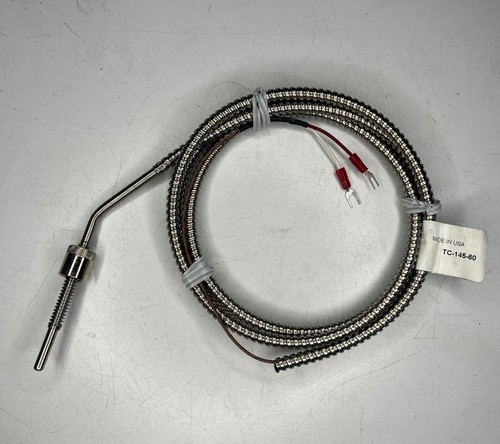 ONE (1) PLASTIC PROCESS EQUIPMENT Standard Thermocouple Probe TC-145-60 ...