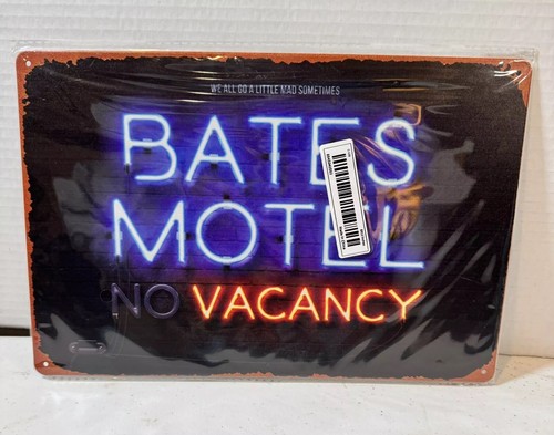BATES MOTEL VACANCY 12x8 inch Metal Sign Retro | eBay