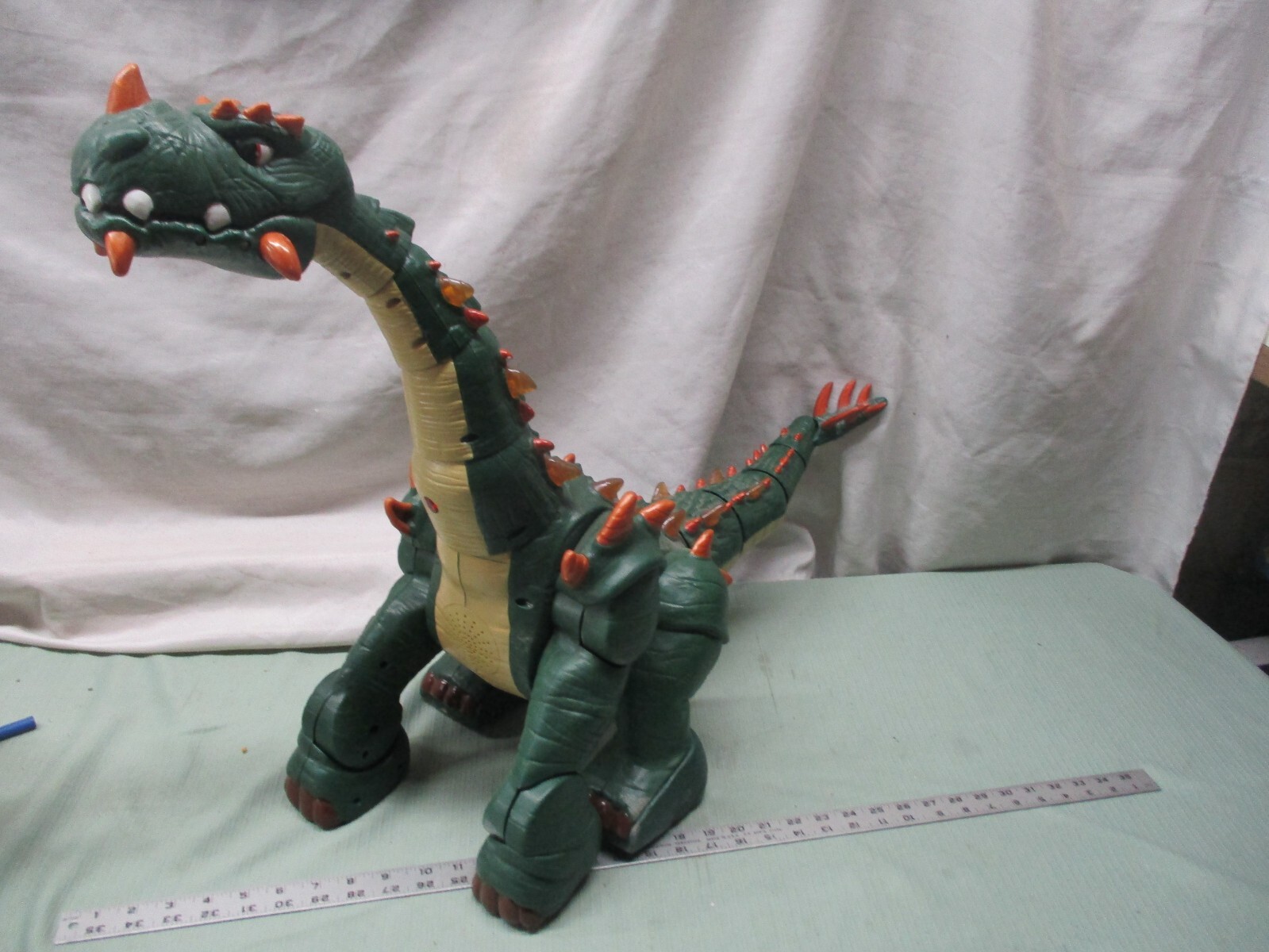 Fisher Price Imaginext Green Spike The Ultra Dinosaur Figure Ultrasaur ...
