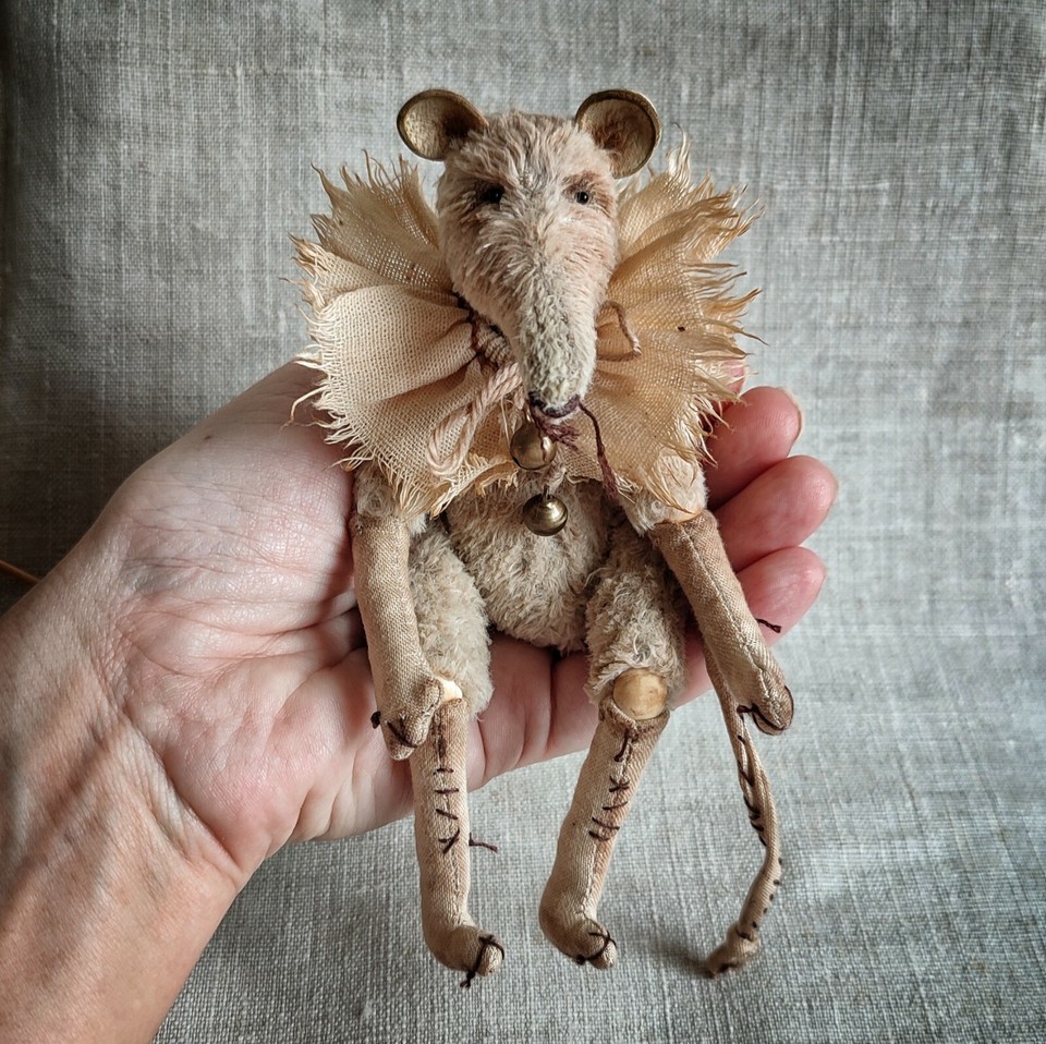 Creepy rat. Collectible creepy doll rat. Gothic rat figurine. | eBay