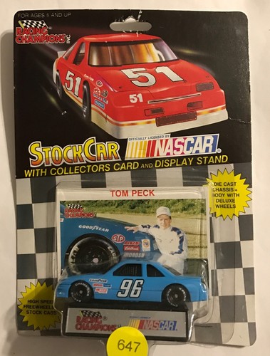 1992 RACING CHAMPIONS #96 TOM PECK THOMAS BROTHERS HAMS - NIP #647 | eBay