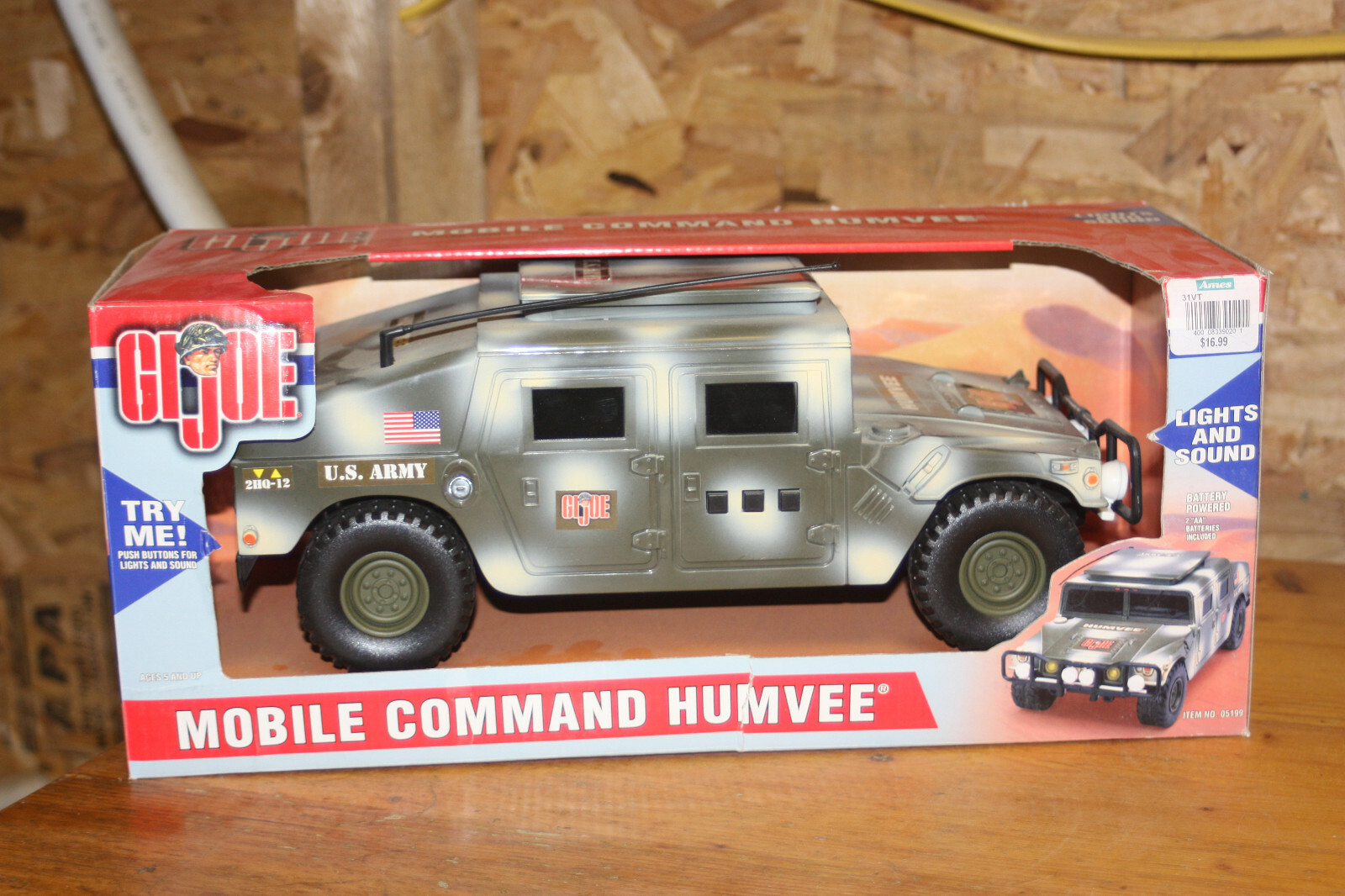 GI Joe Mobile Command Humvee - Battery Powered Lights and Sound ...