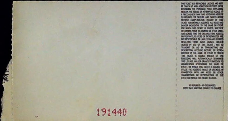 Ringo Starr Concert Ticket Stub Riverbend Music Center Cincinnati OH 6 ...