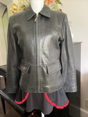Adler Collection Real Lambskin Genuine Leather Jacket Women’s S Full ...