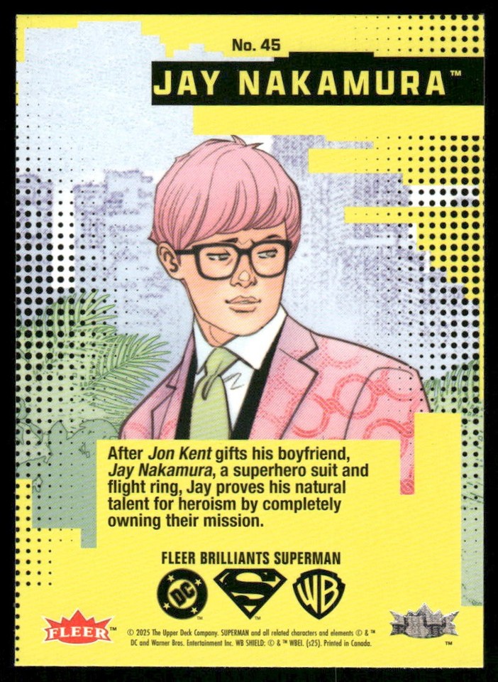 2025 Fleer Brilliants Superman Jay Nakamura #45 | eBay