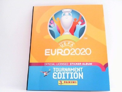 UEFA EURO 2020 . Official licensed Sticker Album Tournament Edition ...