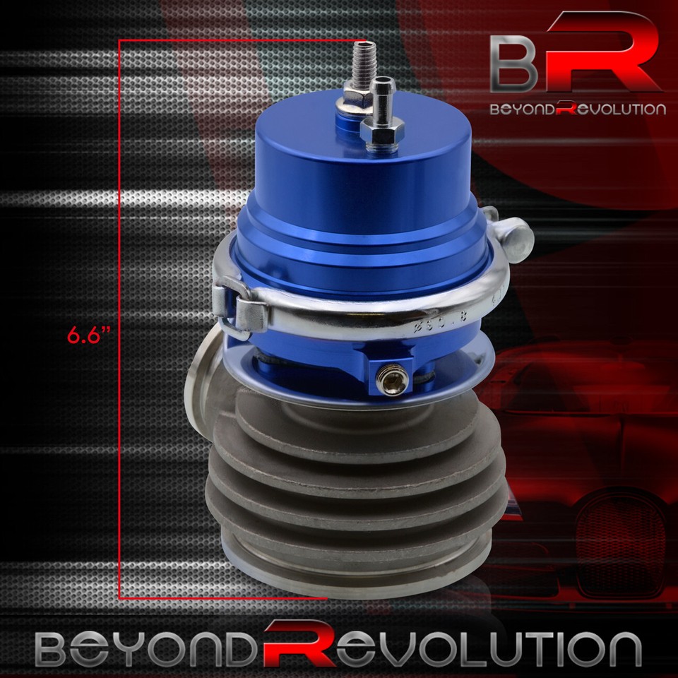 External 50mm V-Band Clamp Blue Turbo Charger Wastegate + Internal Psi ...