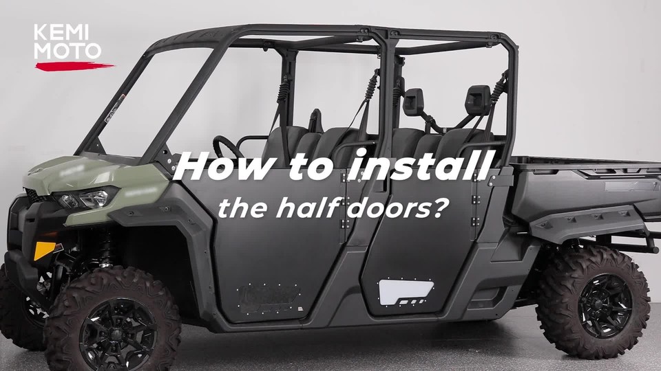 Aluminum Half Door For Can-Am Defender MAX HD7 HD8 HD9 HD10 2017-2025 ...