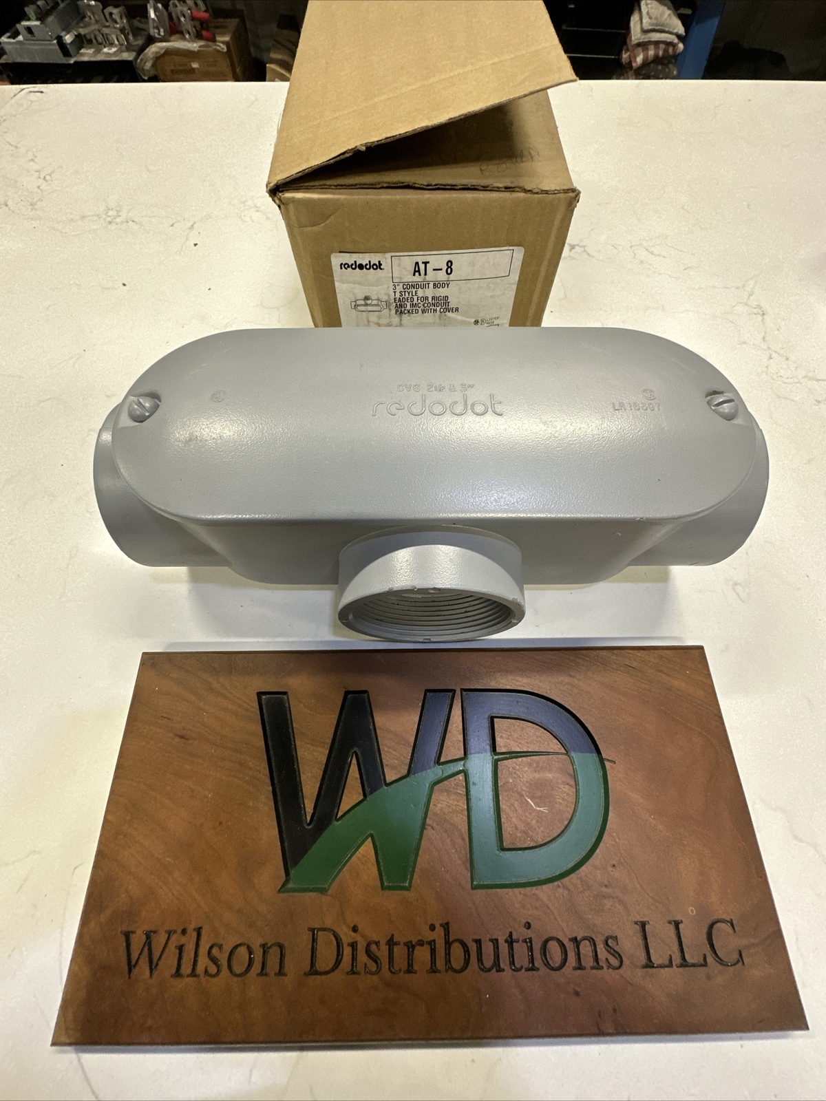 Red Dot AT-8, Conduit Body, 3 Inch Rigid T Conduit Body, 1 PC | eBay