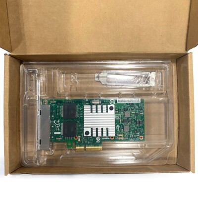 Intel I340-T4 E1G44HT E1G44HTBLK NIC Gigabit PCI-E Ethernet Server ...