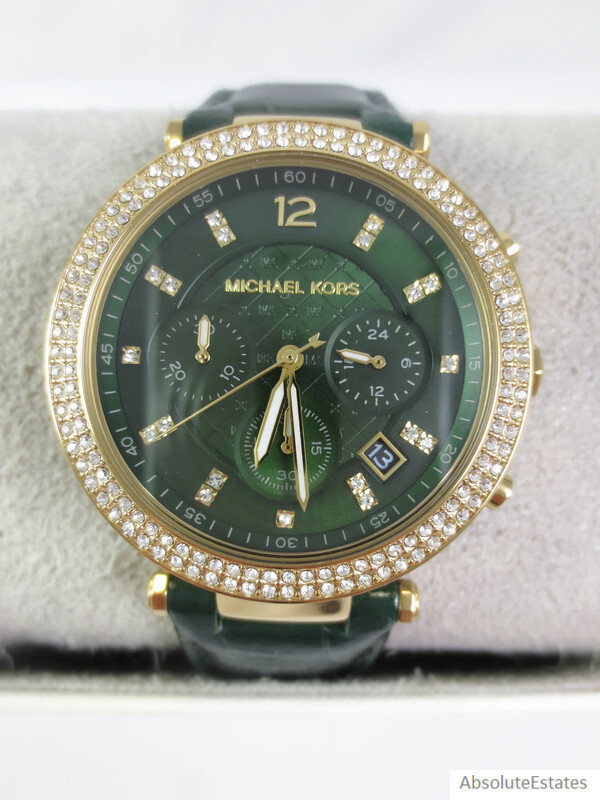 Michael Kors Parker Women's Green Watch - MK6985 for sale online | eBay