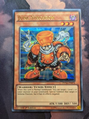 Yu-Gi-Oh DUSA-EN074 - Junk Synchron - Ultra Rare - NM/VLP - 1st Edition ...